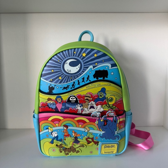 Loungefly | Bags | Loungefly Scooby Doo Monster Chase Mini Backpack ...
